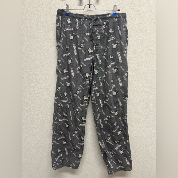 Disney | Pants | Mens Grumpy Snow White Seven Dwarves Pajama Pants ...